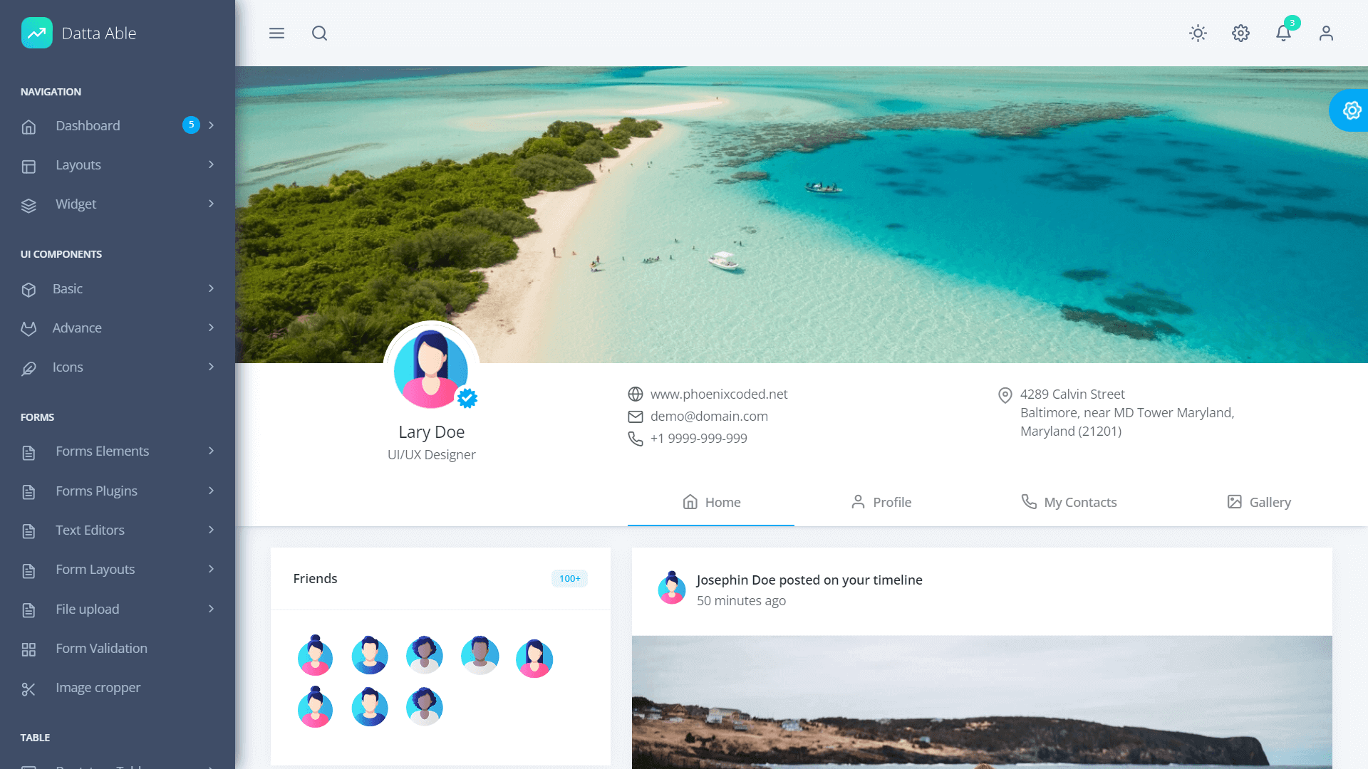 Welcome | Datta Able Premium React Hooks + Admin Template