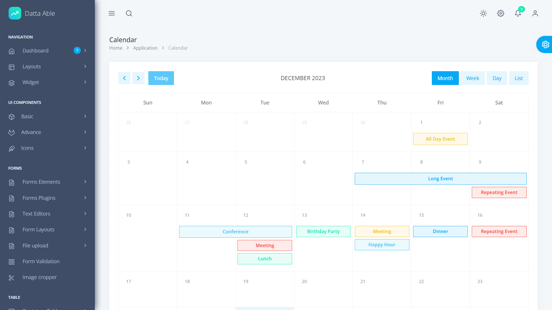 Welcome | Datta Able Premium React Hooks + Admin Template